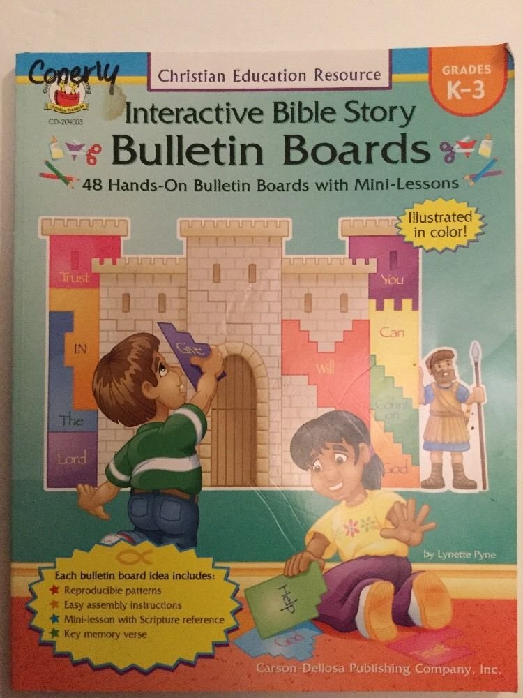 Interactive Bible Story Bulletin Boards Christian Education Resource ...