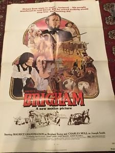 Brigham 1977 Movie Poster Vintage One Sheet Folded Maurice Grandmaison Moll