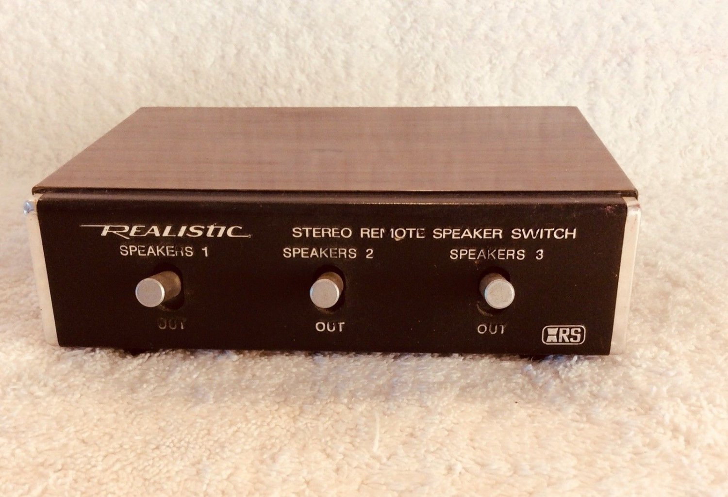 Vintage Realistic Stereo Remote Speaker Switch 40-125A