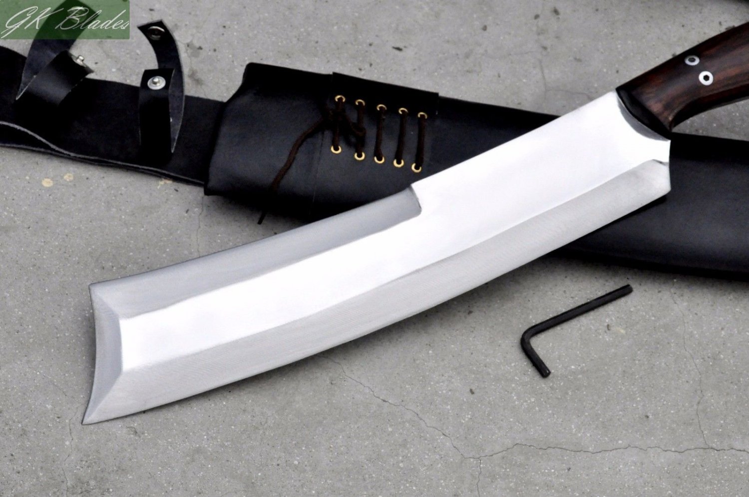 16"JUNGLE Cleaver MACHETE -kukri,khukuri,handmade knife,heavy duty ...