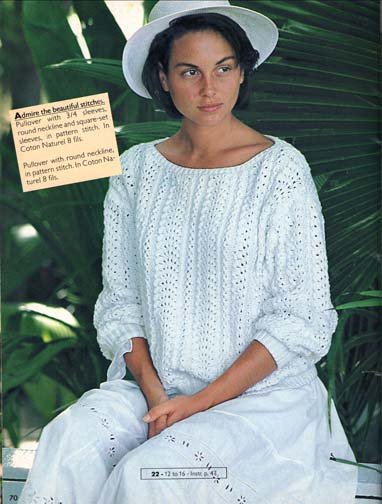 Pingouin Knitting Magazine Number 61 Summer 1984 33 Couture Designs ...
