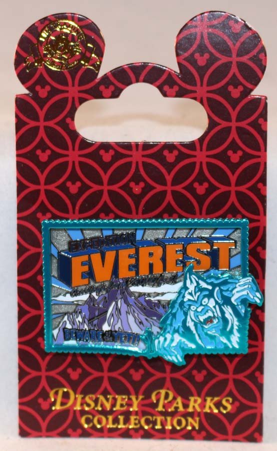 Walt Disney World Expedition Everest Pin Beware of the Yeti