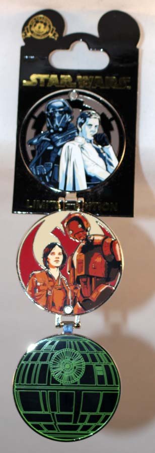 Disney Star Wars Rogue One Death Star Double-Hinged Surprise Pin ...