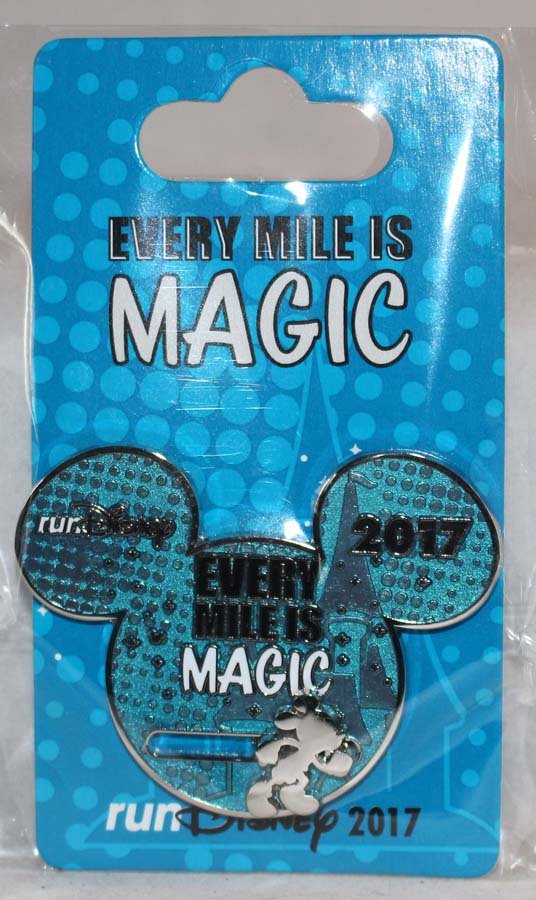 runDisney 2017 Every Mile Is Magic Slider Pin Mickey Mouse