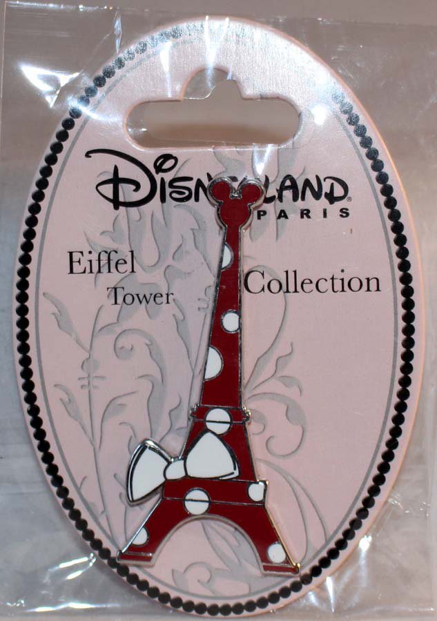Disneyland Paris Eiffel Tower Collection Pin Minnie Mouse