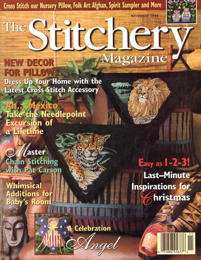 The Stitchery Magazine November 1996 Projects to Cross Stitch