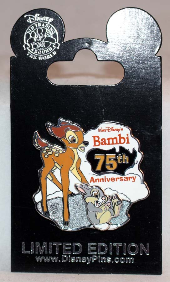 Disney Bambi 75th Anniversary Pin Limited Edition 3000