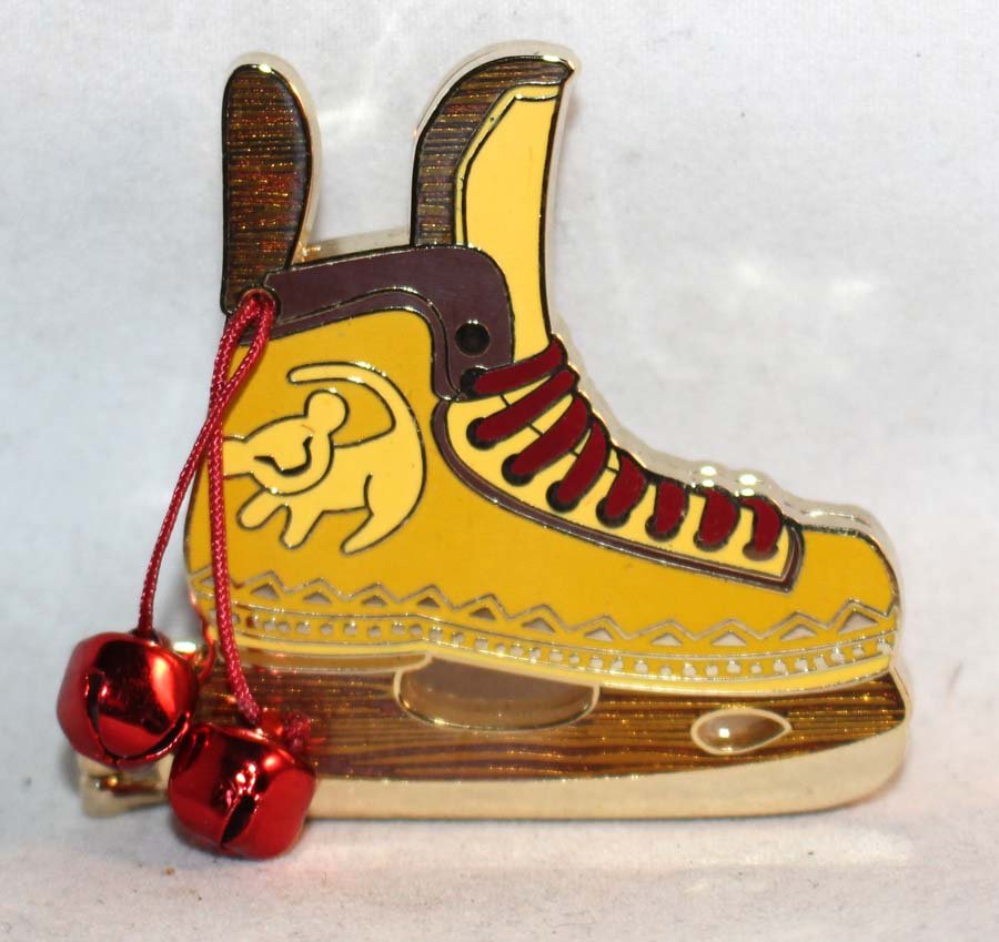 Disney Season's Greetings 2016 Lion King Ice Skating Pin with Bells ...