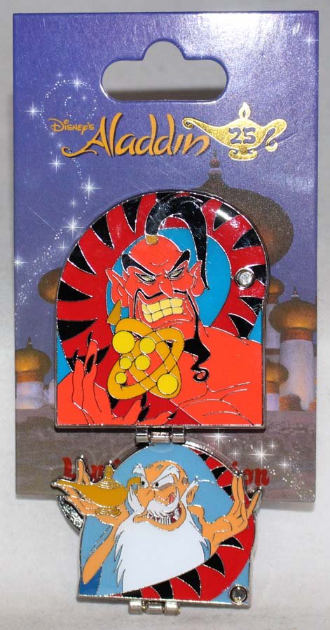 Disney Aladdin 25th Anniversary Three Versions of Jafar Pin Limited ...