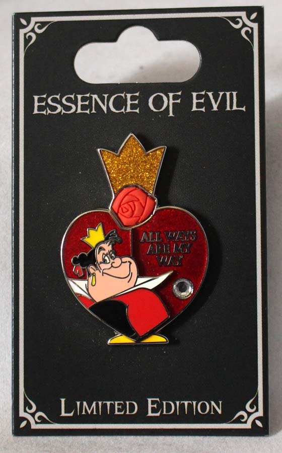 Disney Essence of Evil Perfume Bottle Pin Queen of Hearts Limited ...