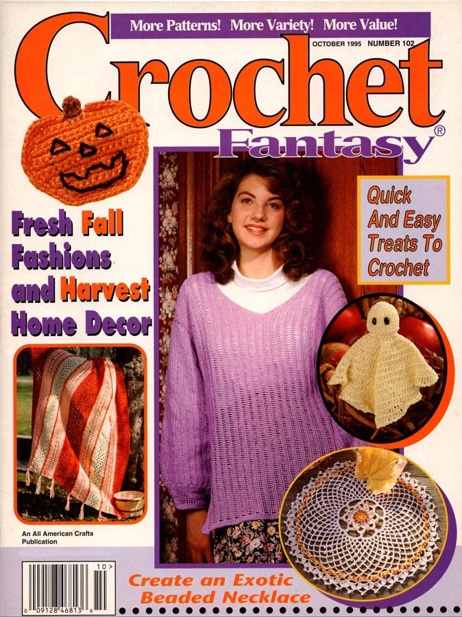 Crochet Fantasy Magazine Number 102 October 1995 - 19 Projects