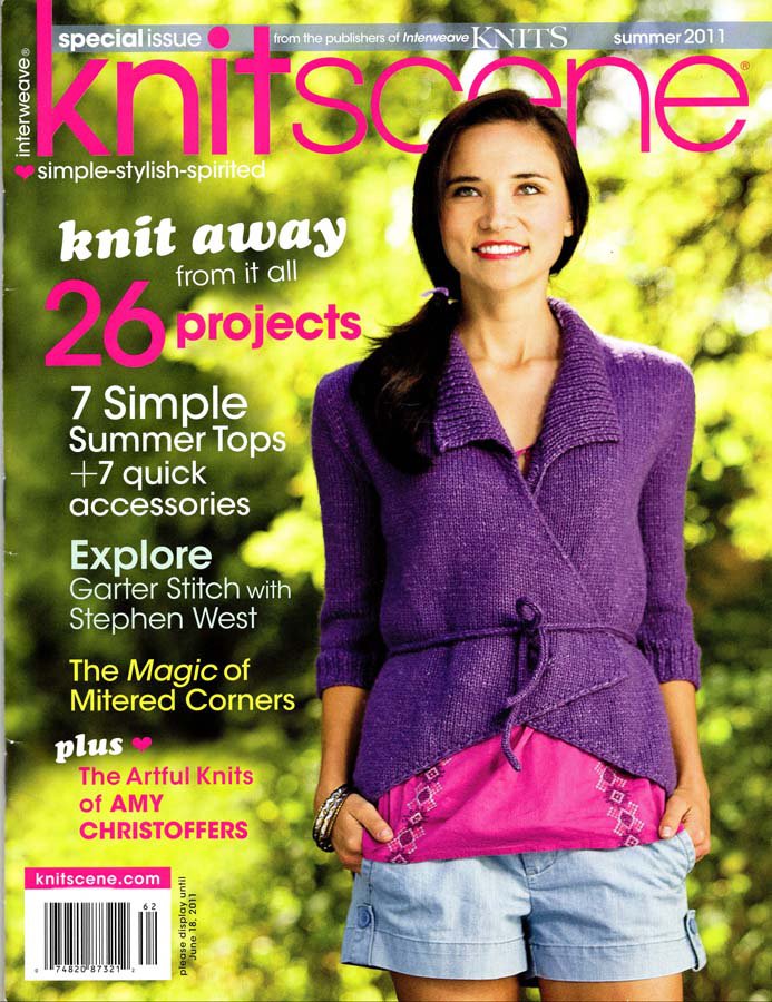 Interweave Press' Knit Scene Magazine Summer 2011 - 26 Projects
