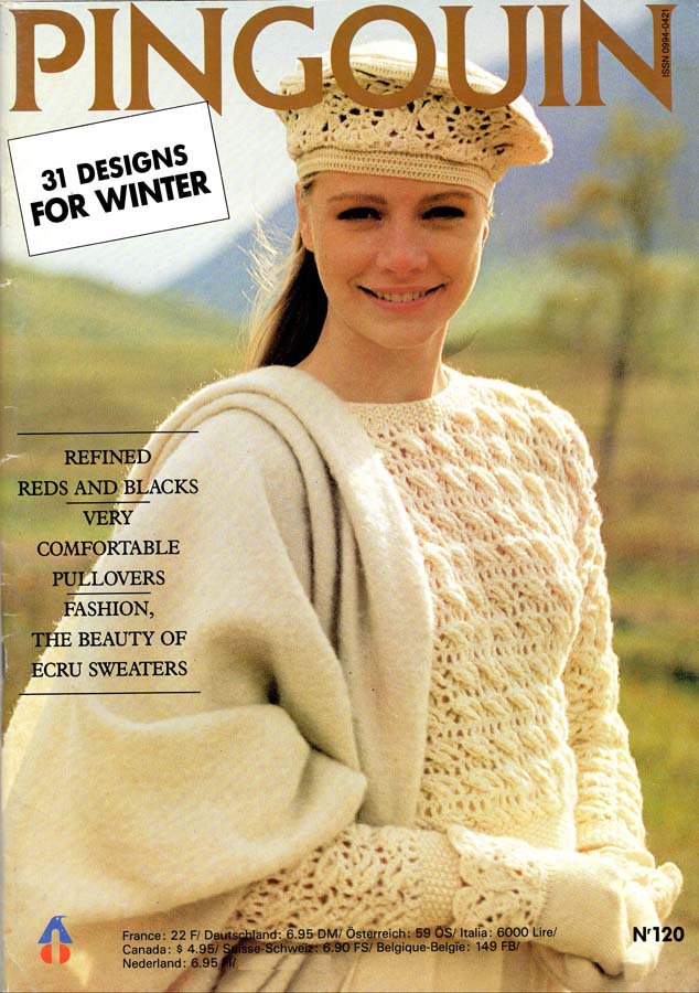 Pingouin Knitting Magazine Number 120 Winter 1989 - 31 Couture Designs ...