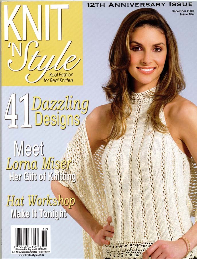 Knit 'n Style Magazine Number 164 December 2009 - 41 Projects, Design ...