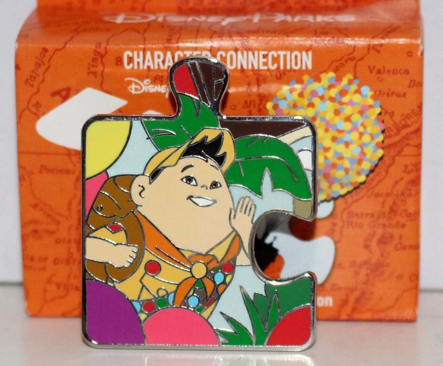 Disney Character Connection Up Puzzle Piece Mystery Pin Russell LE 1100