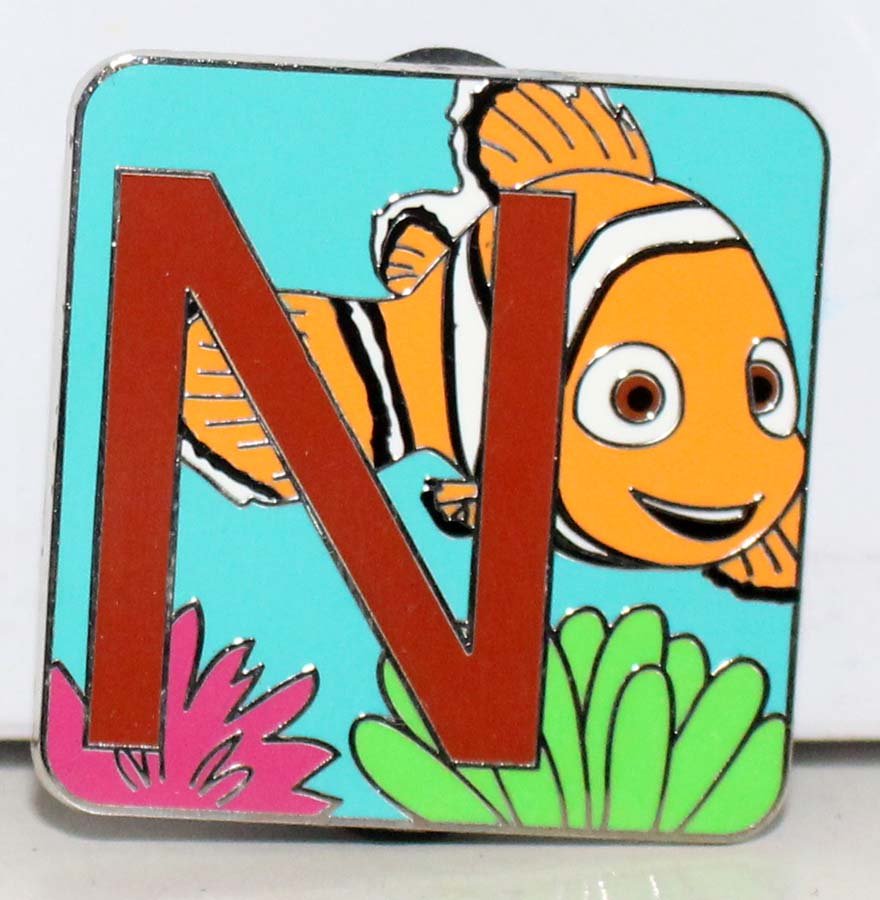 Disney Pixar Alphabet Mystery Pin N is for Nemo Limited Release