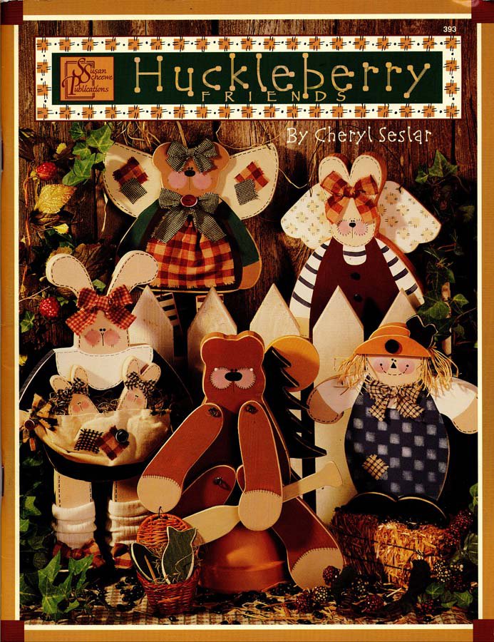 Huckleberry Friends Booklet 1997 - 25 Designs to Make from Wood and Paint