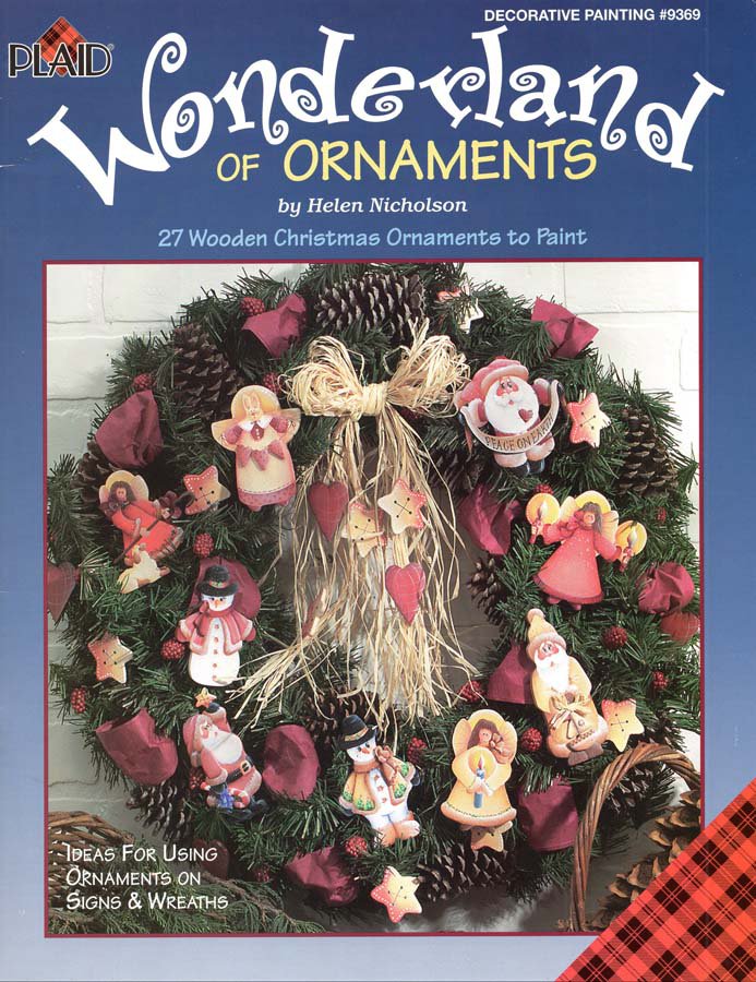 Plaid Enterprises Wonderland of Ornaments 1997 - 27 Designs to Made ...