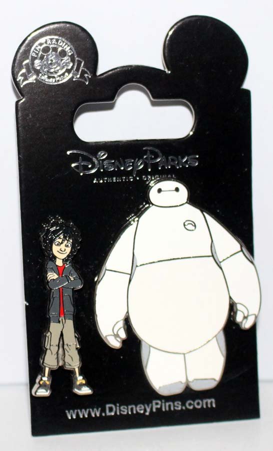Disney Parks Big Hero 6 Hiro and Baymax 2-Pin Set