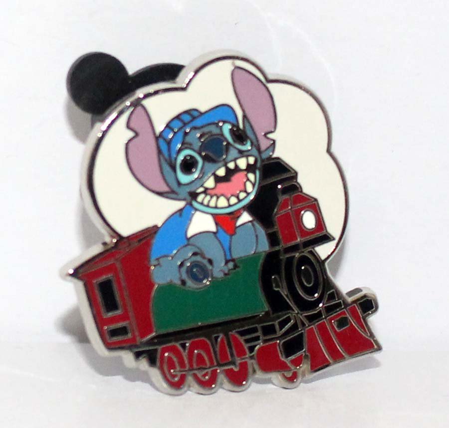 Disney Train Conductor Mystery Pin Collection Stitch Limited Release