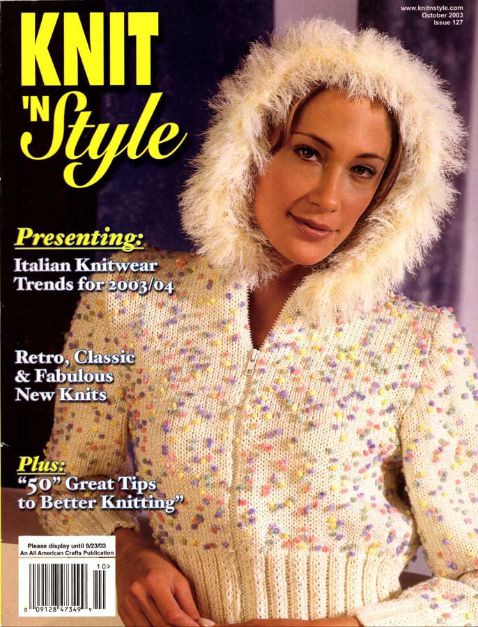 Knit 'n Style Magazine #127 October 2003 - 30 Designs