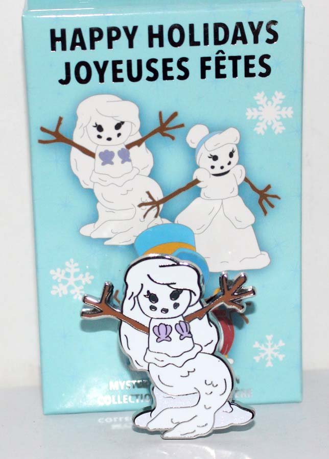 Disney Happy Holidays 2020 Snowman Mystery Pin Ariel