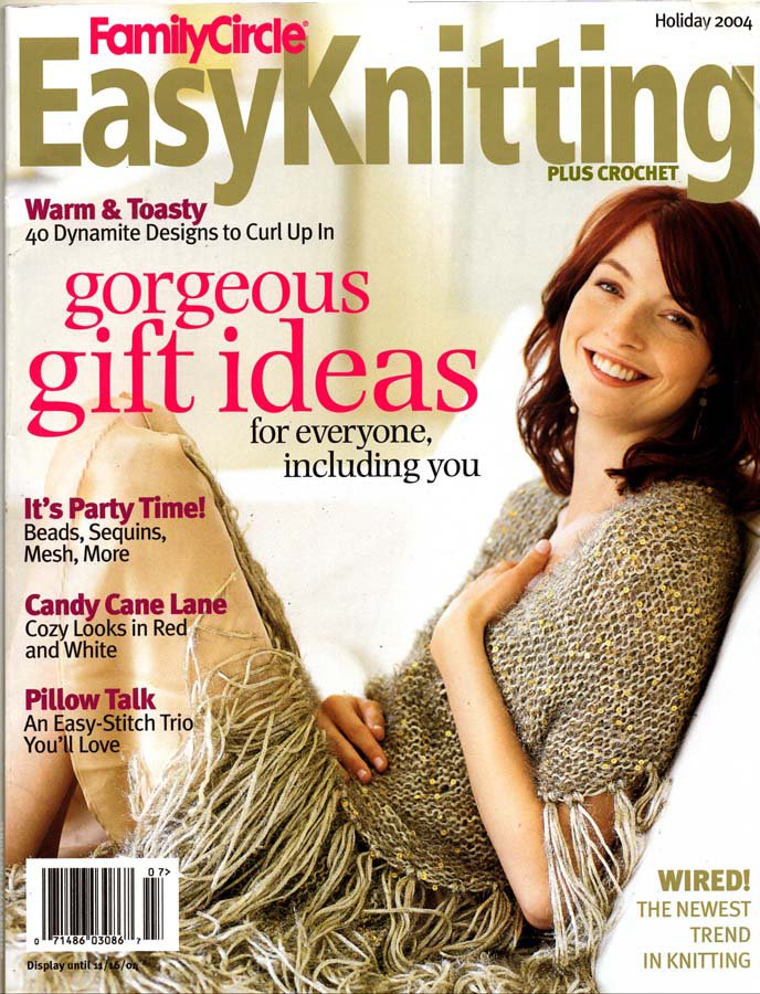 Family Circle Easy Knitting Plus Crochet Magazine Holiday 2004 - 34 Designs