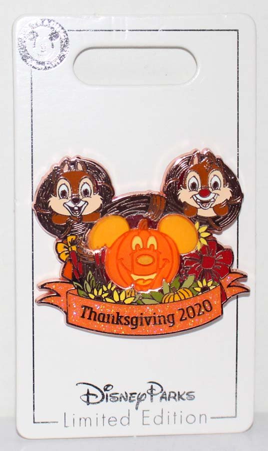 Disney Thanksgiving 2020 PIn Chip and Dale Limited Edition 5000