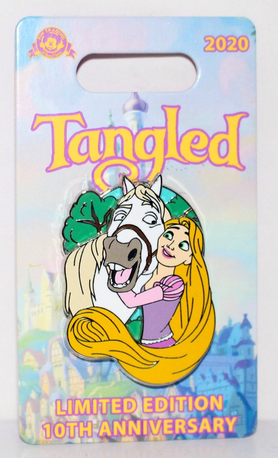 Disney Tangled 10th Anniversary Pin Rapunzel and Maximus Limited Edition 3000