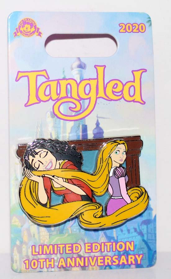 Disney Tangled 10th Anniversary Pin Rapunzel and Mother Gothel Limited Edition 3000