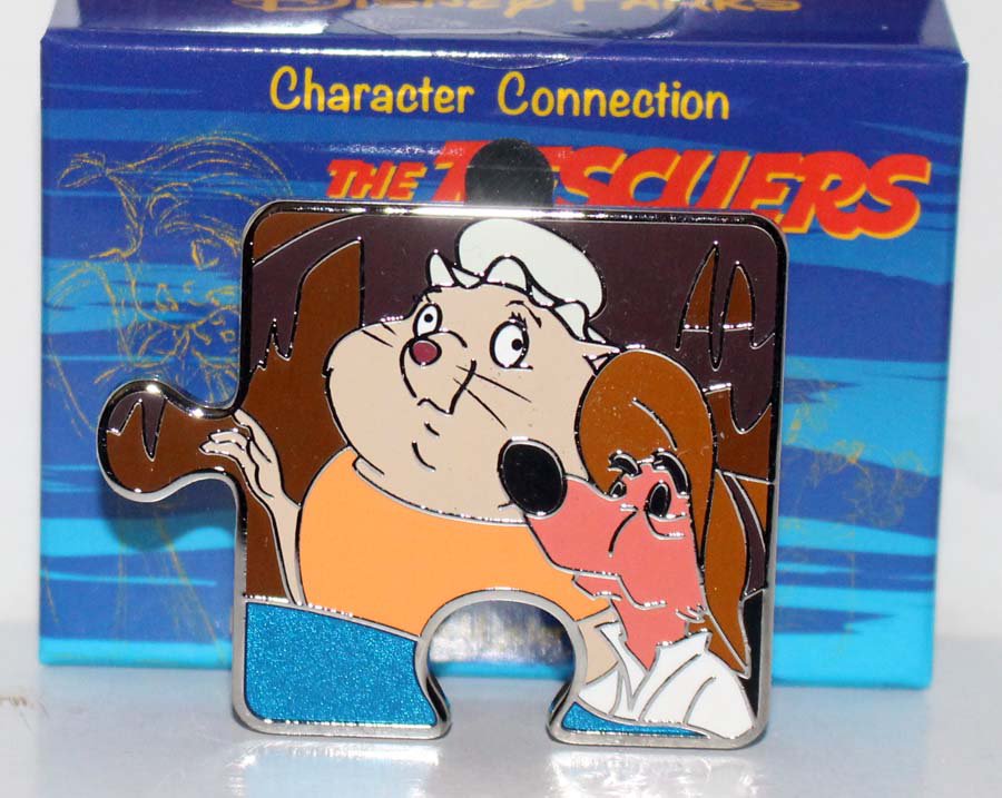 Disney The Rescuers Character Connection Mystery Pin Ellie Mae and Luke ...