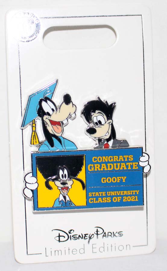 Disney Graduation 2021 Pin Goofy and Max Goof Limited Edition 4000