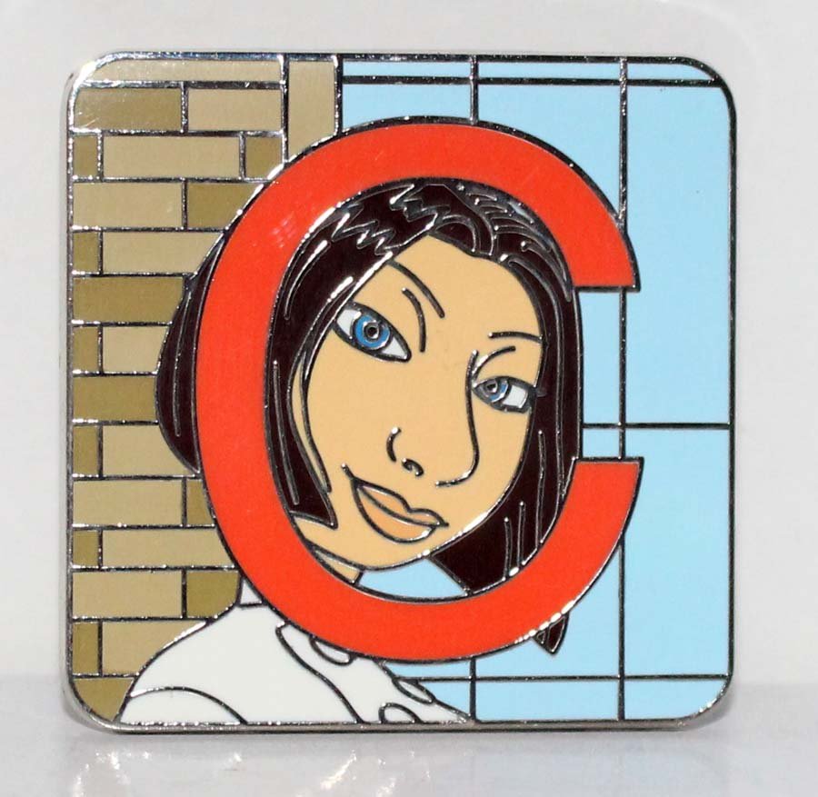 Disney Pixar Alphabet Pin C for Ratatouille's Colette Tatou Limited Release