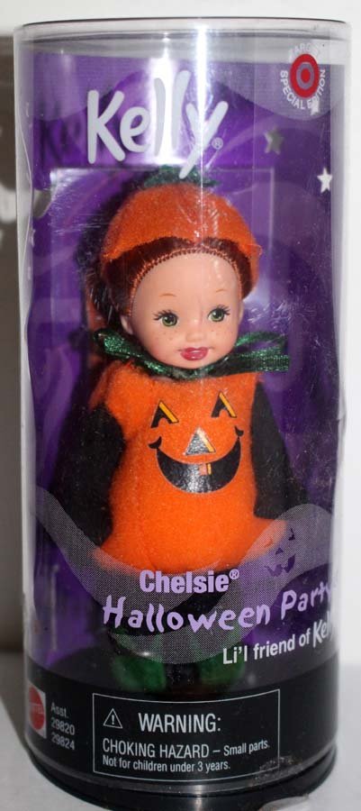 Mattel Kelly Club Halloween Party Chelsie as Pumpkin Doll 2001 Target ...