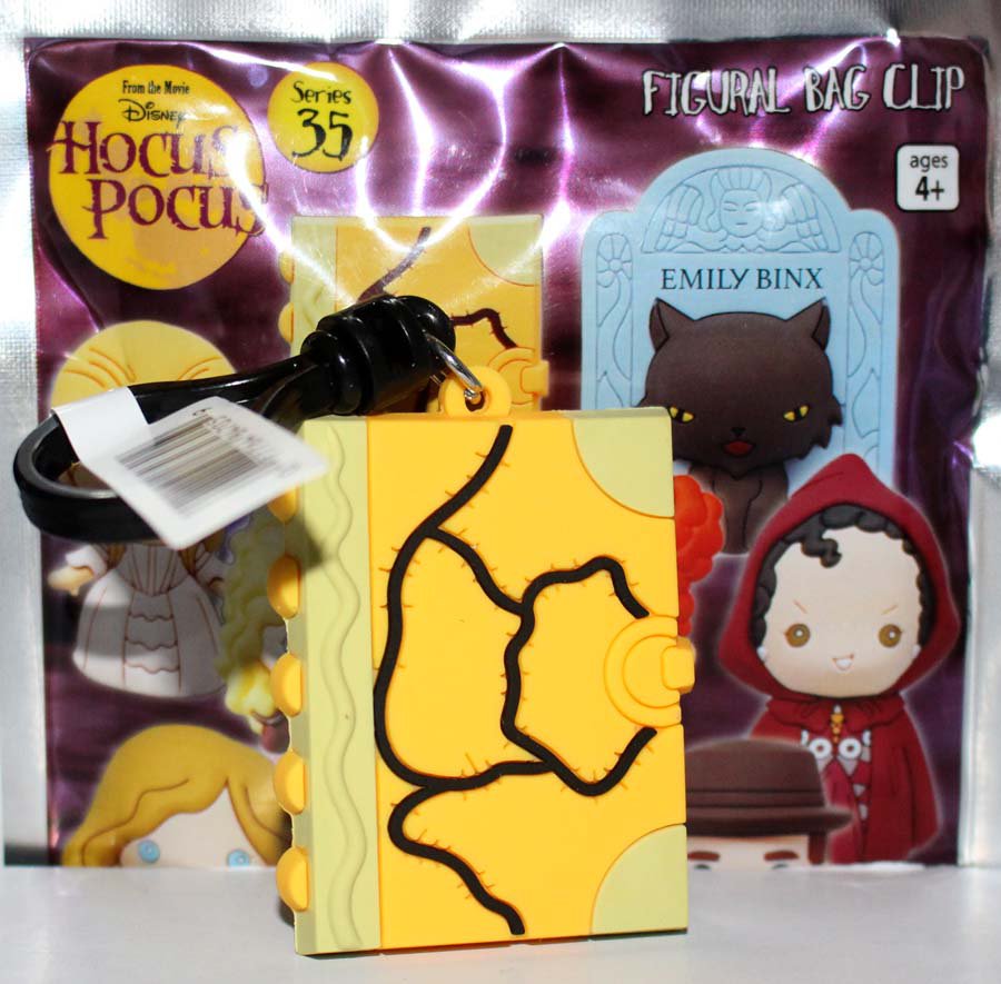 Disney Hocus Pocus Figural Bag Clip Spell Book