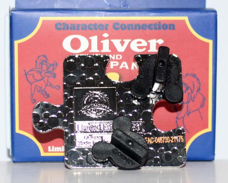 Disney Oliver and Company Character Connection Puzzle Piece Mystery Pin ...