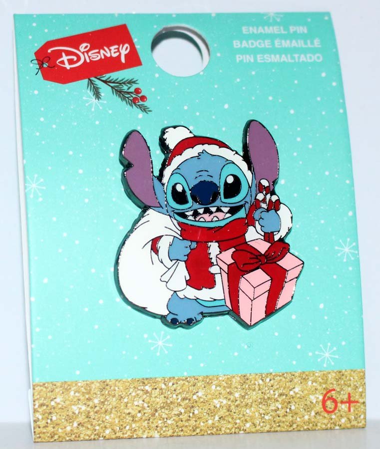 Loungefly Disney Stitch Santa Gift Pin