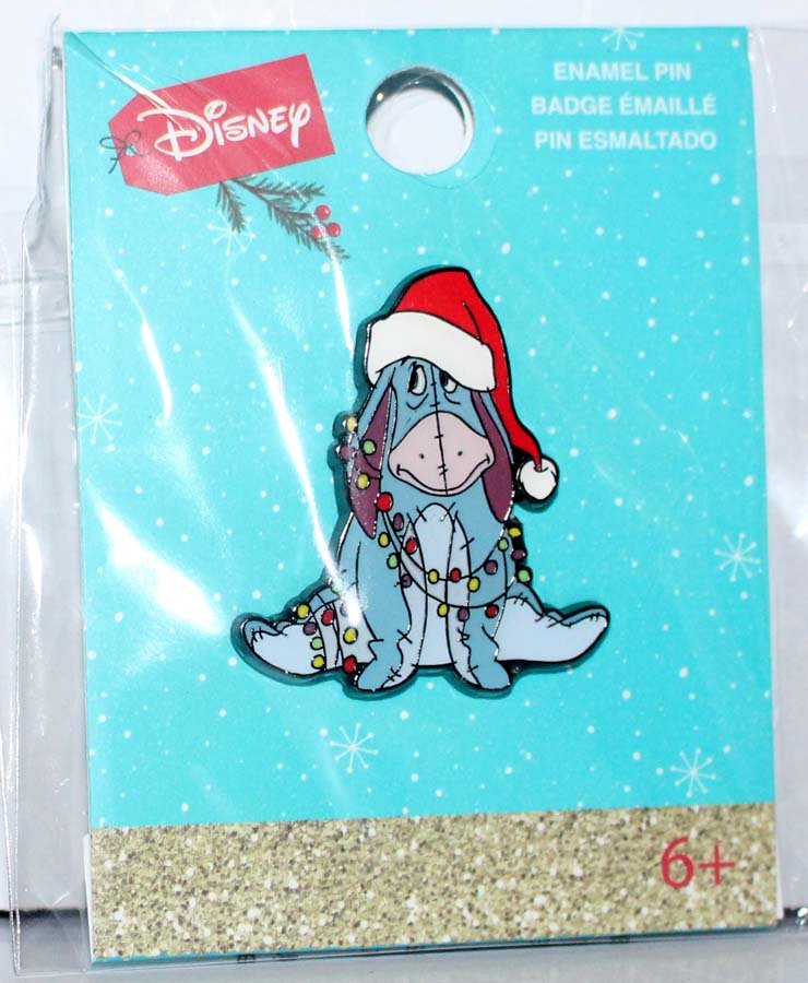 Loungefly Disney Eeyore Christmas Tree Lights Pin