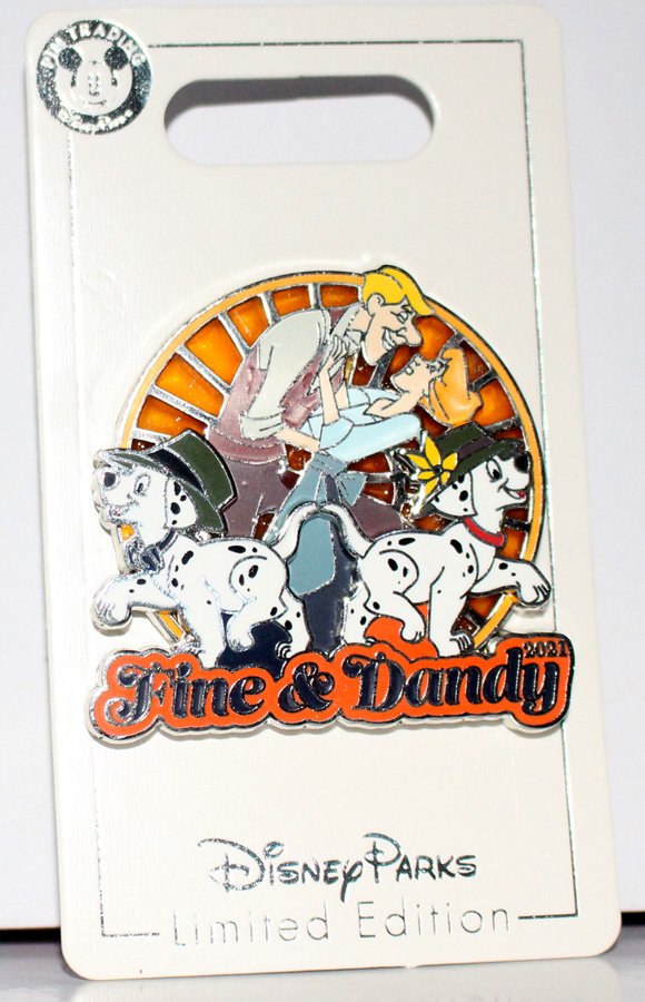 Disney Dapper Day 2021 Fine & Dandy Pin 101 Dalmatians Pin Roger and ...