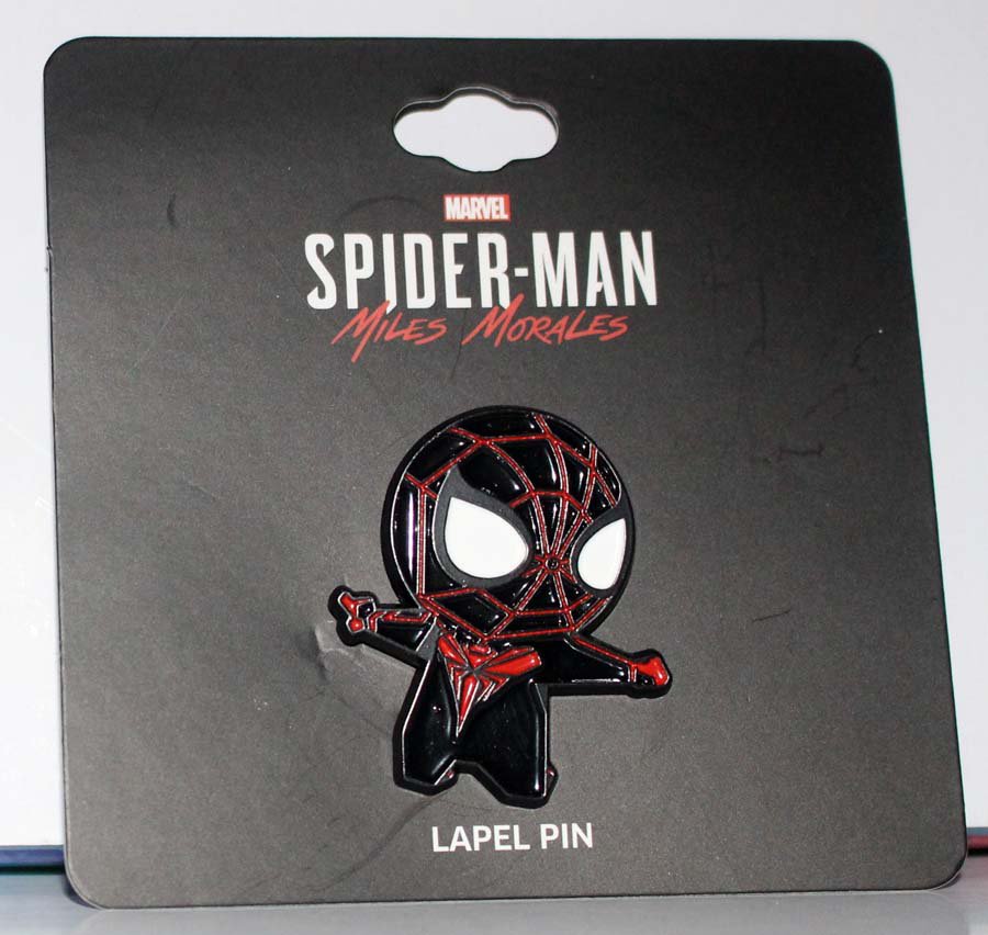 Bioworld Disney Marvel Spider-Man Miles Morales Chibi Mask Pin