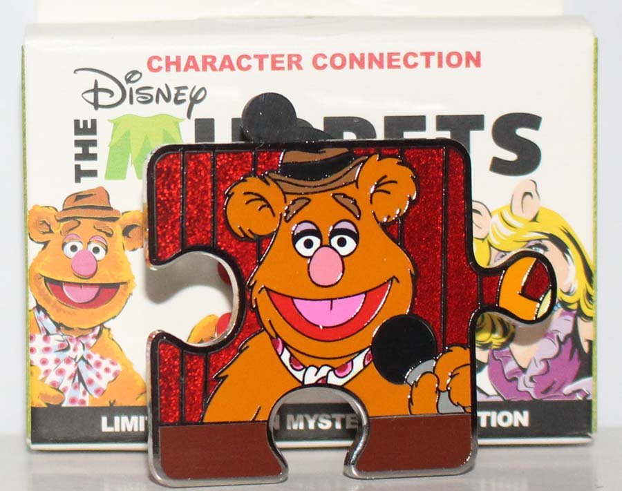 Disney Muppets Character Connection Puzzle Piece Mystery Pin Fozzie ...
