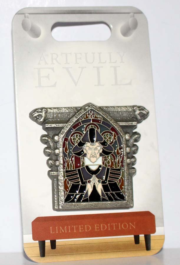 Disney Artfully Evil Hunchback of Notre Dame Claude Frollo Pin Limited ...