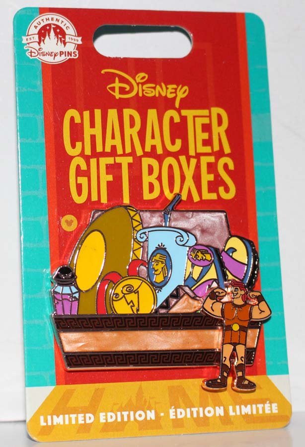 Disneyland Resort Character Gift Boxes 2-Pin Set Hercules LImited ...