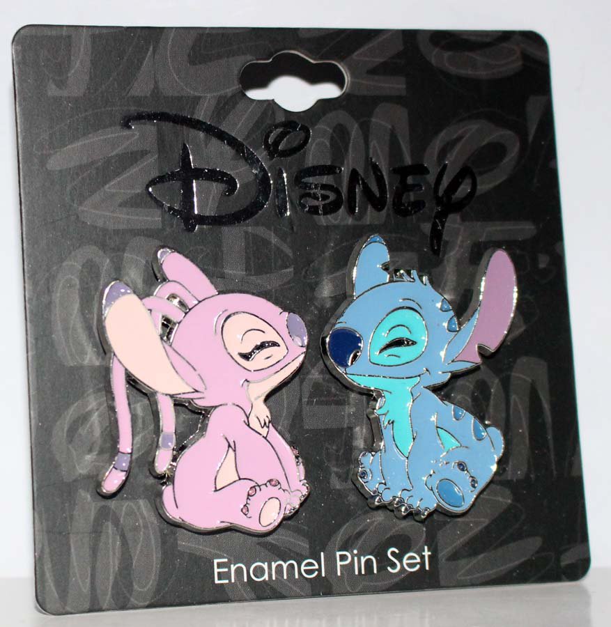 Neon Tuesday Stitch and Angel 2-Pin Set