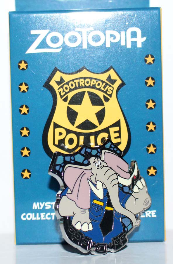 Disney Zootopia ZPD Officer Character Badge Mystery Pin Francine Pennington