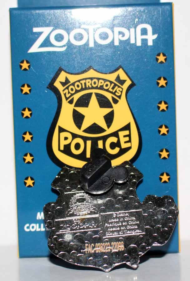 Disney Zootopia ZPD Officer Character Badge Mystery Pin Fangmeyer