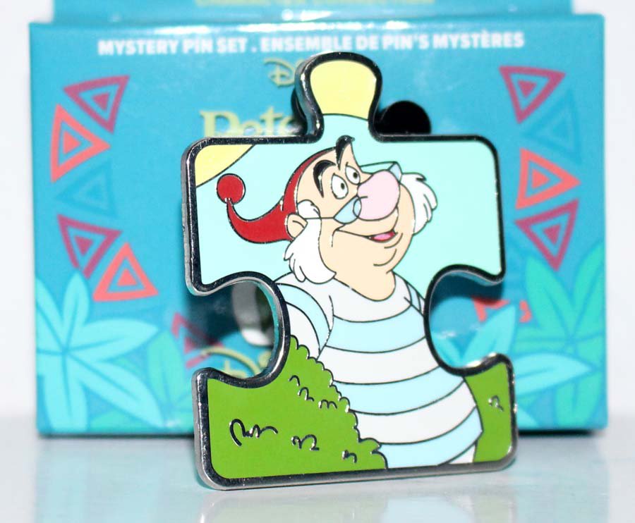 Disney Peter Pan Character Connection Puzzle Piece Mystery Pin Mr. Smee ...