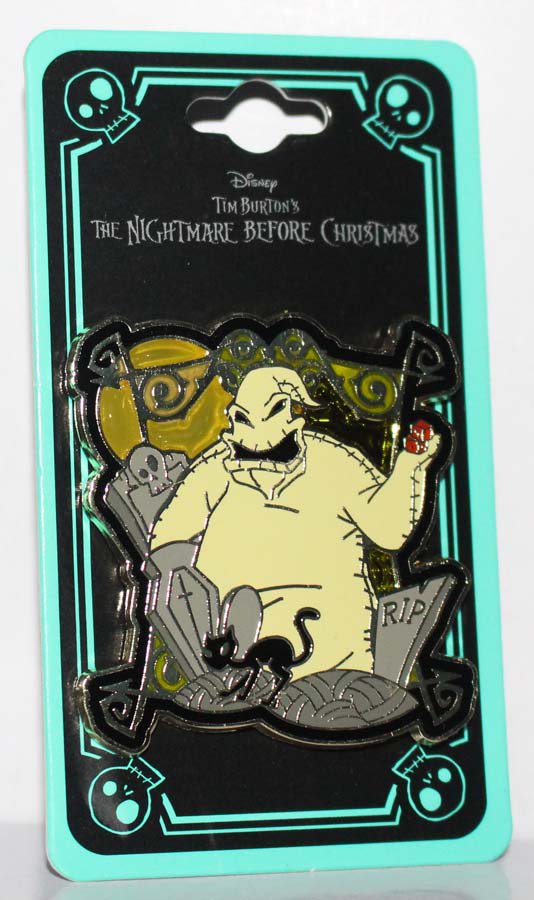 Disney Nightmare Before Christmas Oogie Boogie Frame Stained Glass Pin