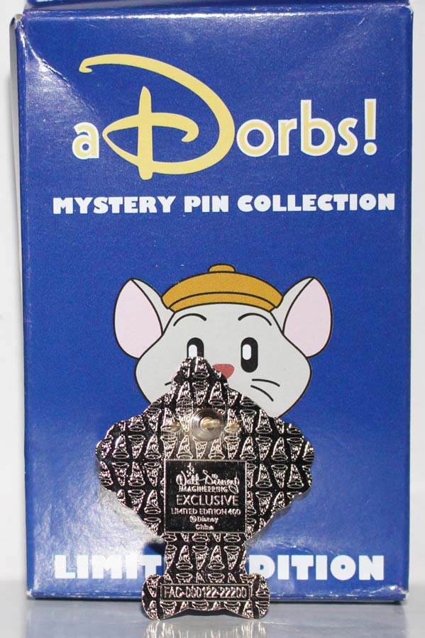 Walt Disney Imagineering WDI aDorbs Rescuers Mystery Pin Mr. Snoops ...