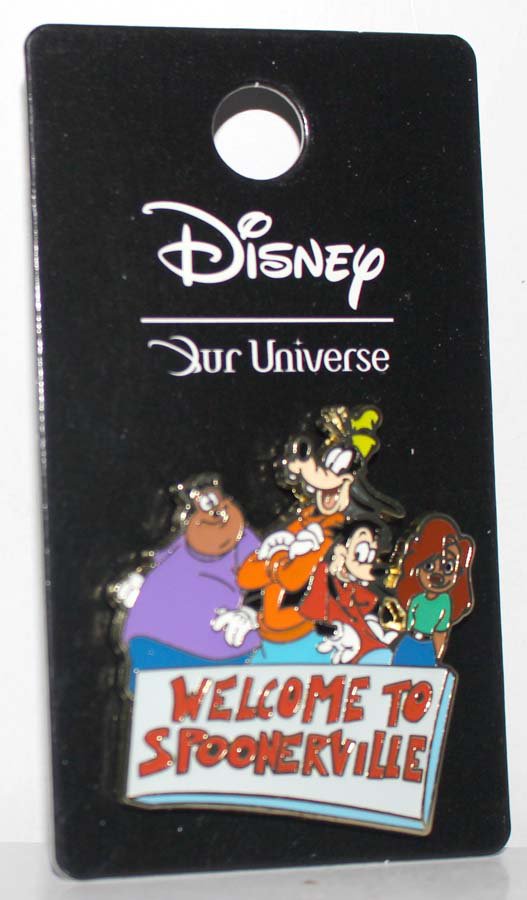 Her Universe Disney A Goofy Movie Welcome to Spoonerville Characters Pin